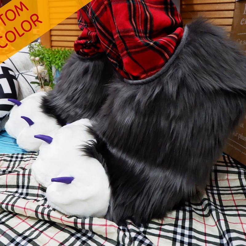 Furry Feet Paws - Etsy