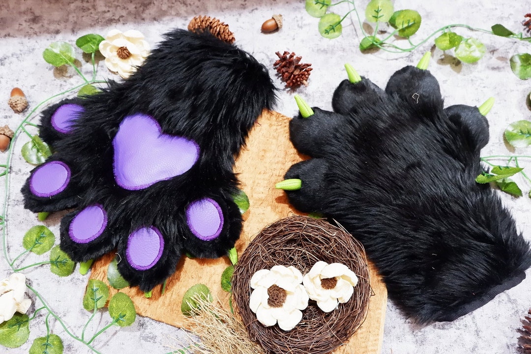 Fursuit Puffy 5 Five Fingers Hand Paw Paws Custom Any Color, Cute ...