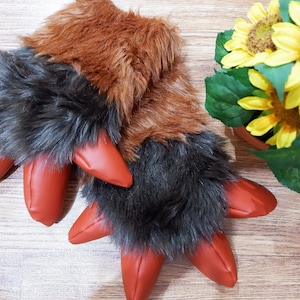 Custom Any Color Fursuit Monster Wicker Beast Hand Paws Fursuits ...