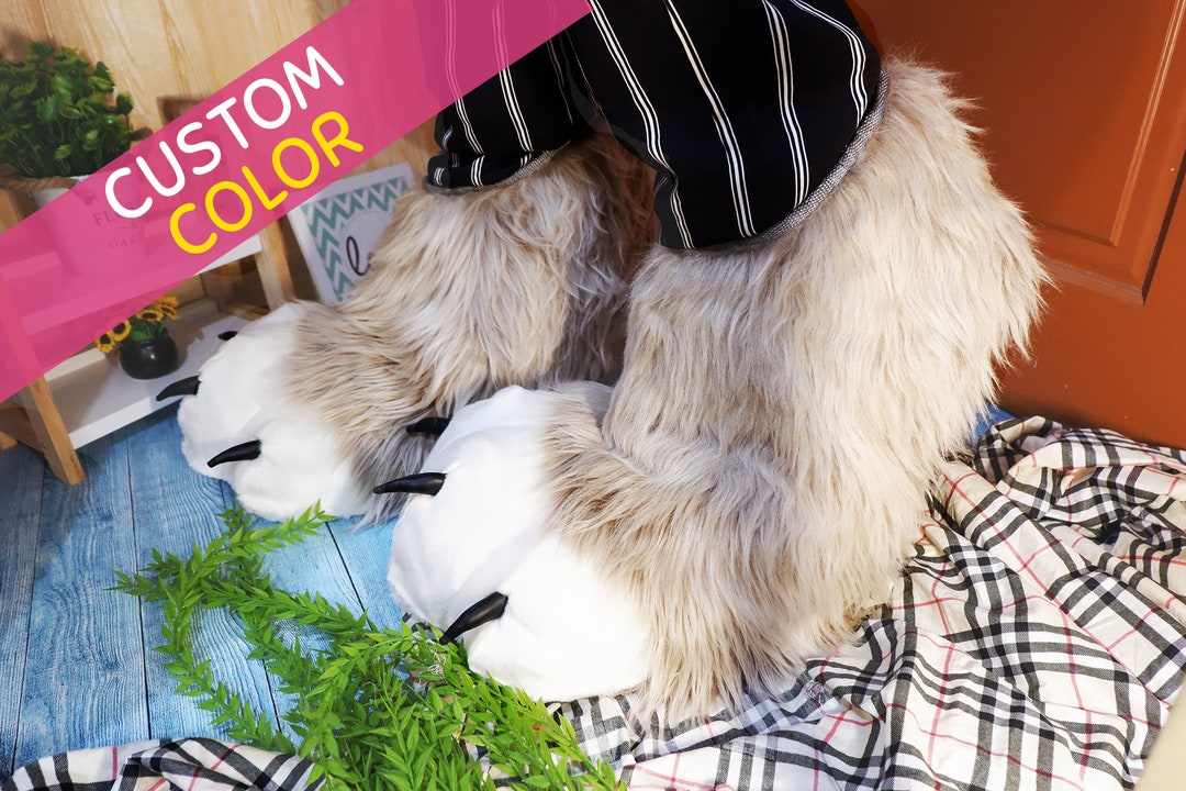 Custom Fursuit Feet Paws: Digitigrade, Indoor/outdoor, Any Color - Etsy