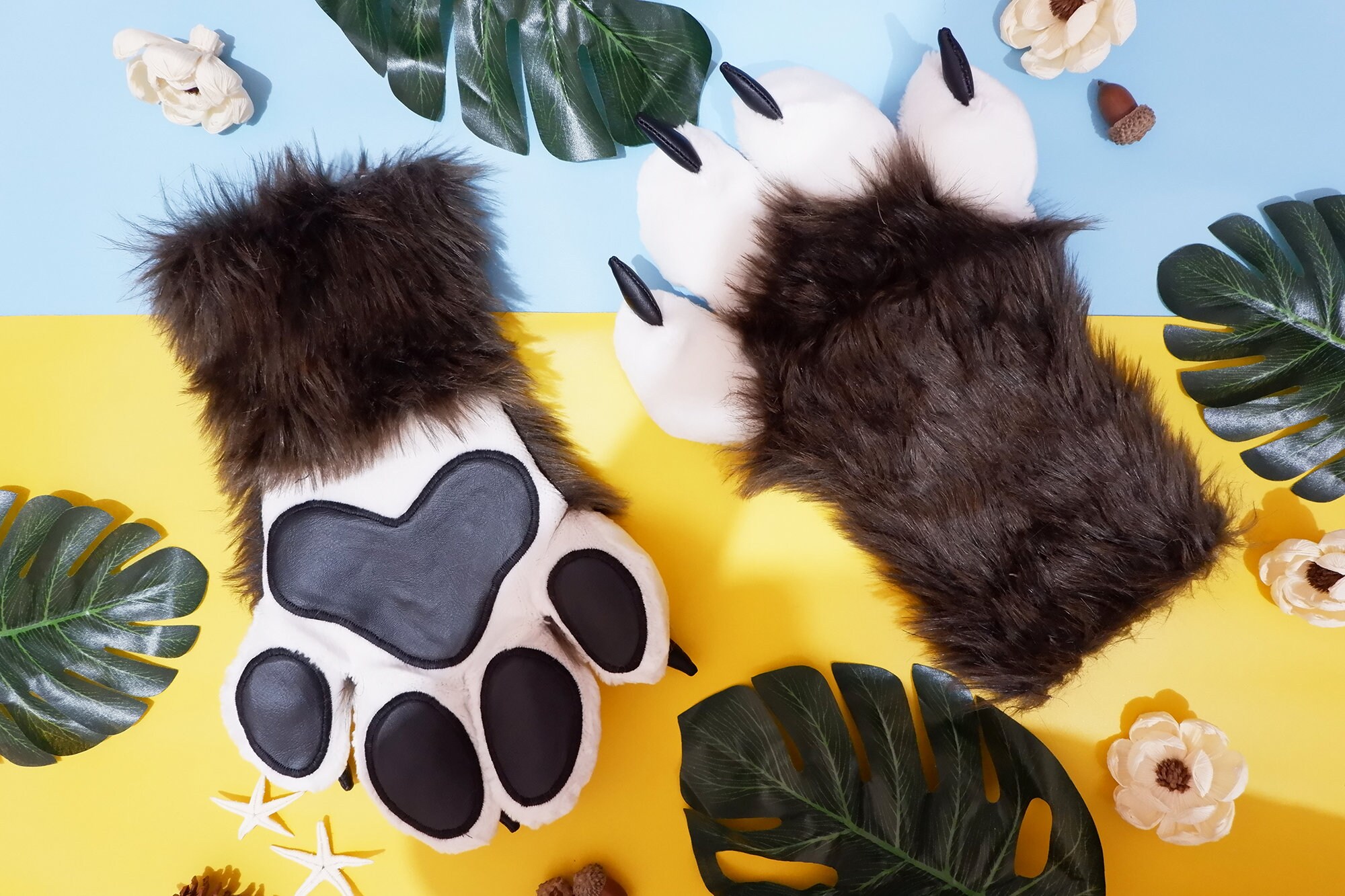Fursuit Puffy Hand Paw Custom Any Color Cute Fluffy Furry - Etsy UK