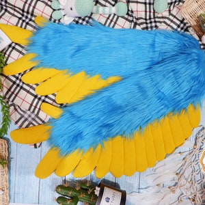 Custom Any Color Partial Fursuit Bird Wings for Furry - Etsy