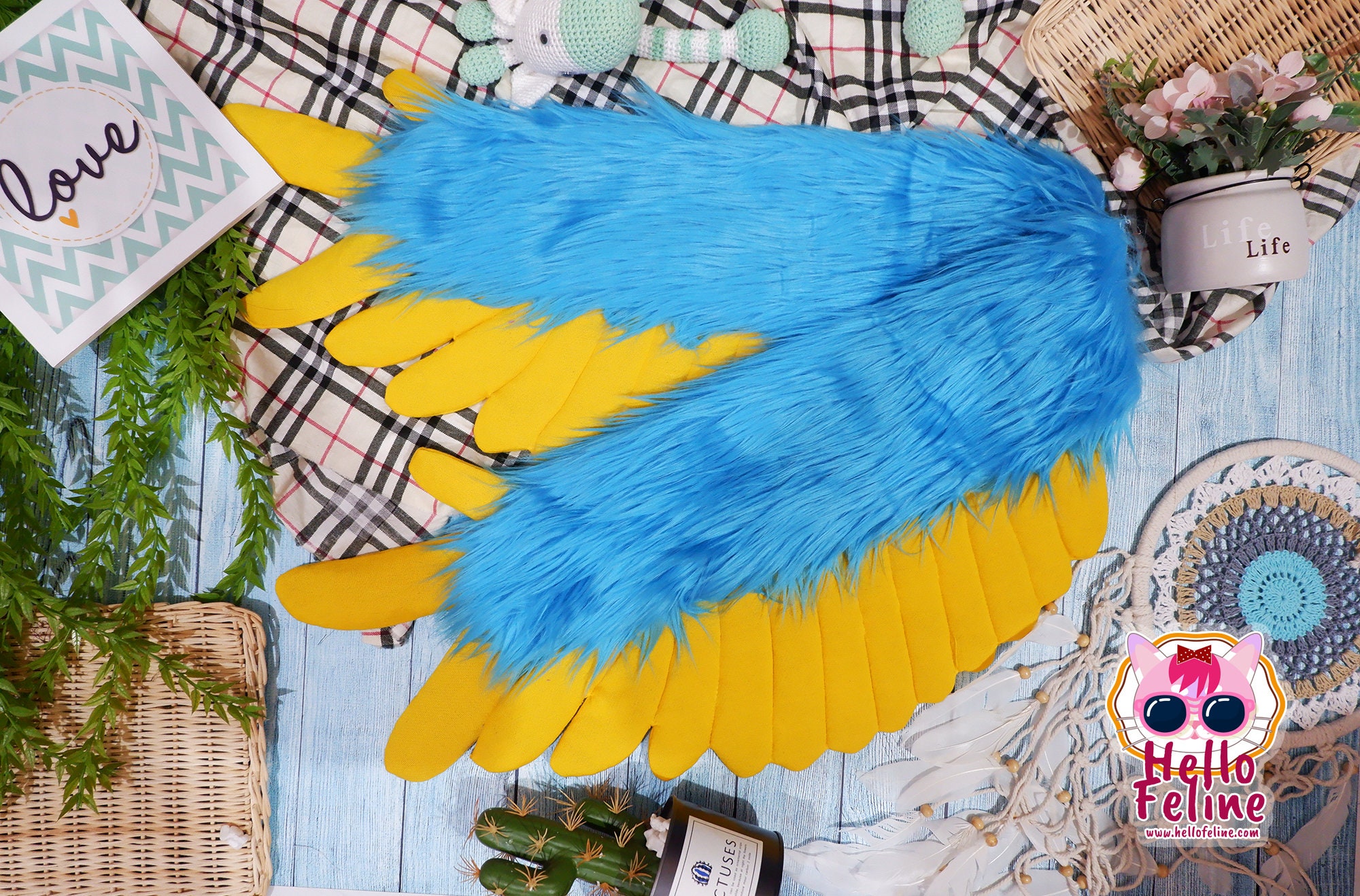 Custom Any Color Partial Fursuit Bird Wings for Furry - Etsy Australia