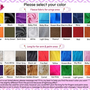 Custom Any Color Partial Fursuit Bird Wings for Furry - Etsy