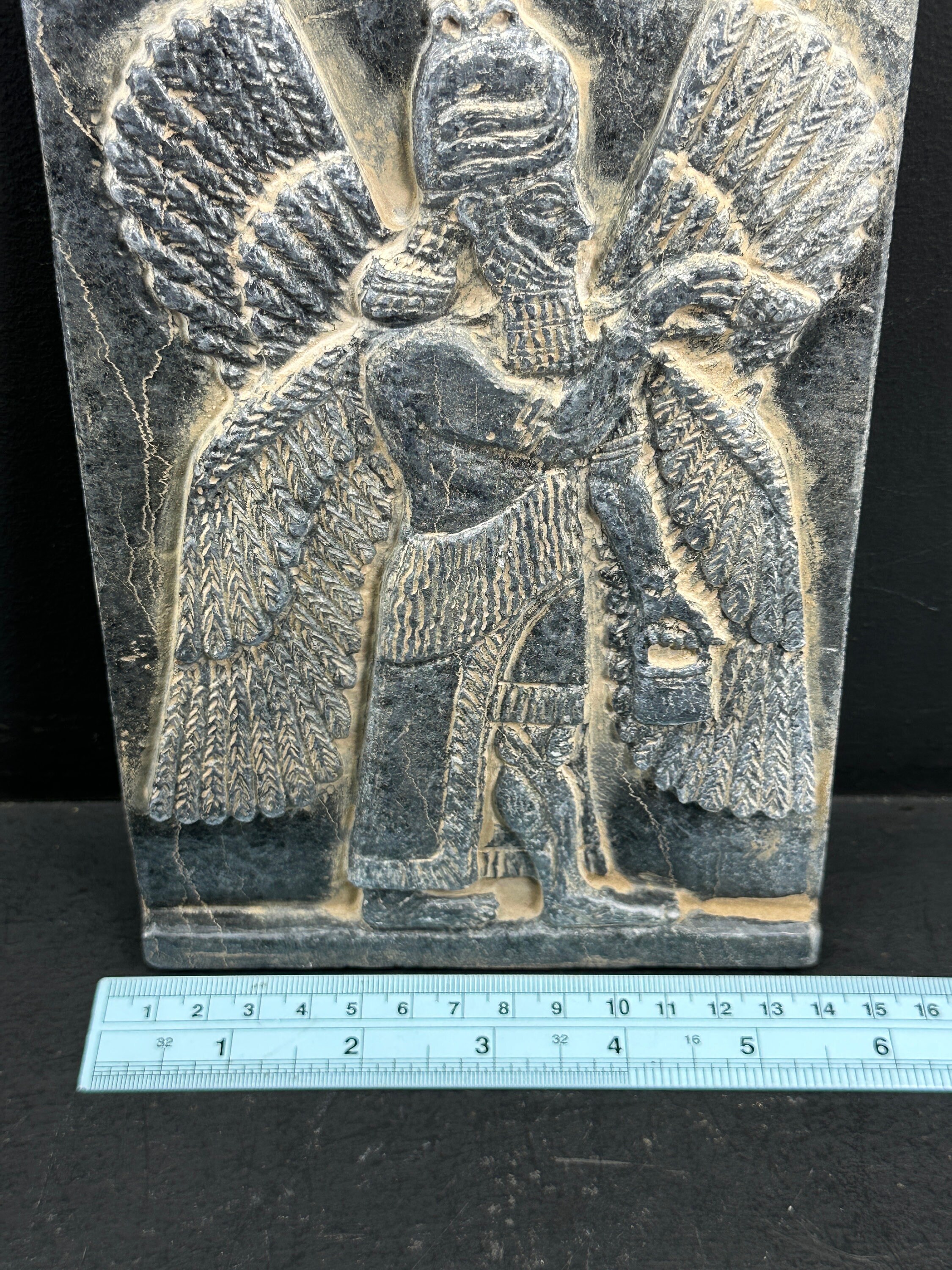 Ancient Near Eastern Mythical Tablet Tile Human With Wing - Etsy