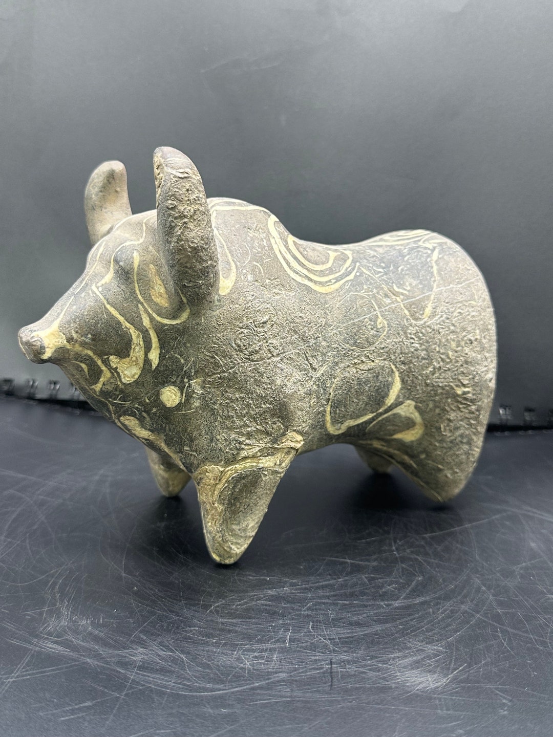 Ancient Indus Valley Bull Stone Standing Position Rare - Etsy
