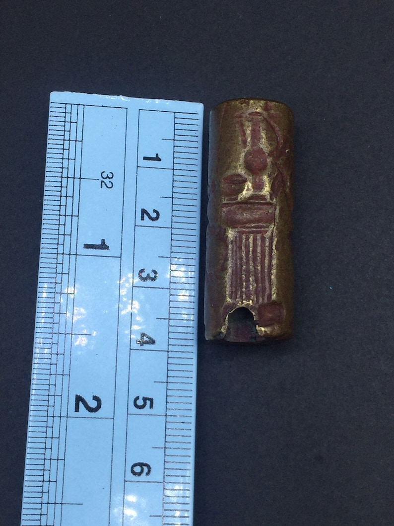 Bronze Cylinder Seal Near Eastern - Etsy