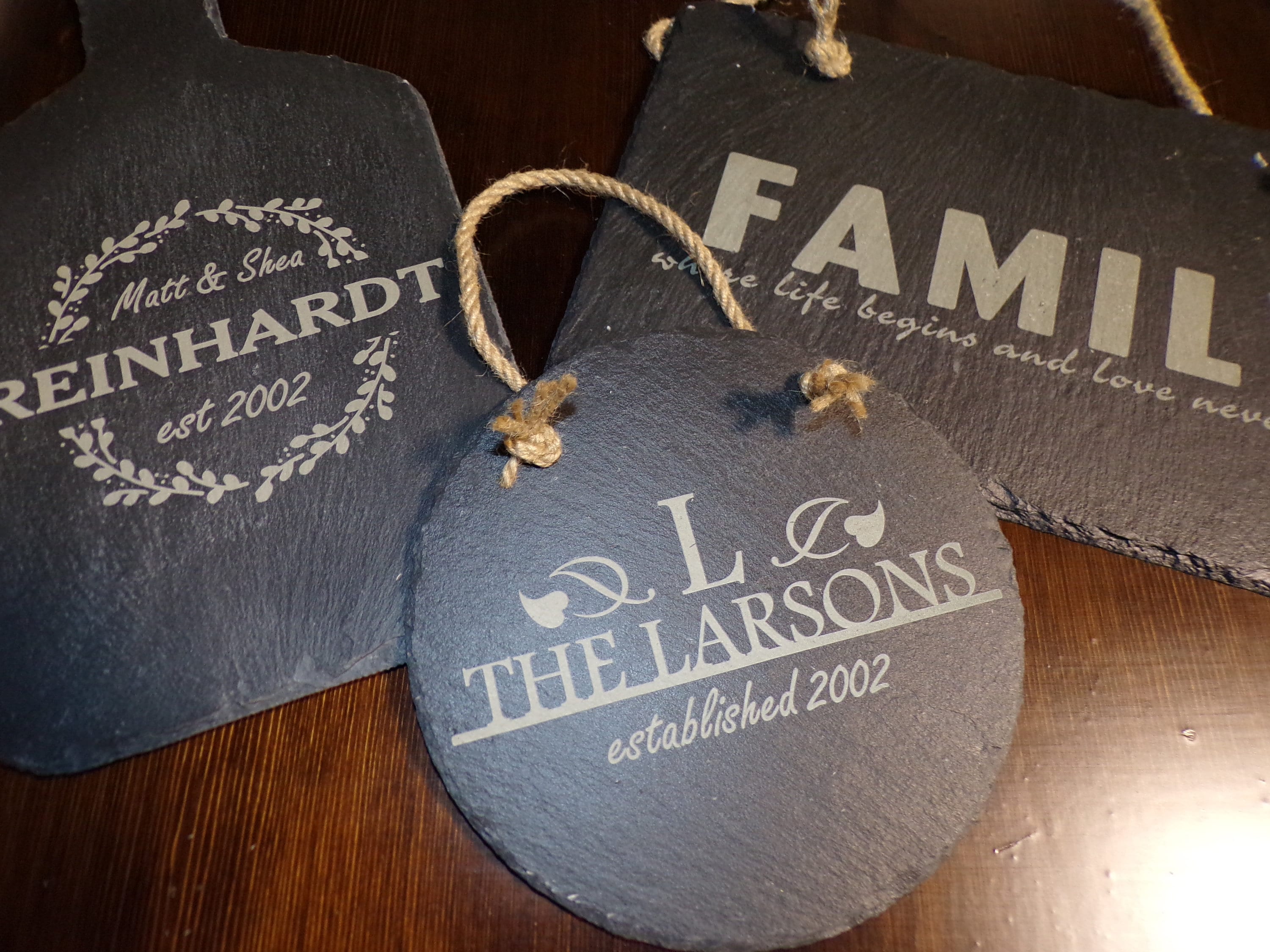 Personalized Slate Sign Last Name Sign Family Name Sign - Etsy