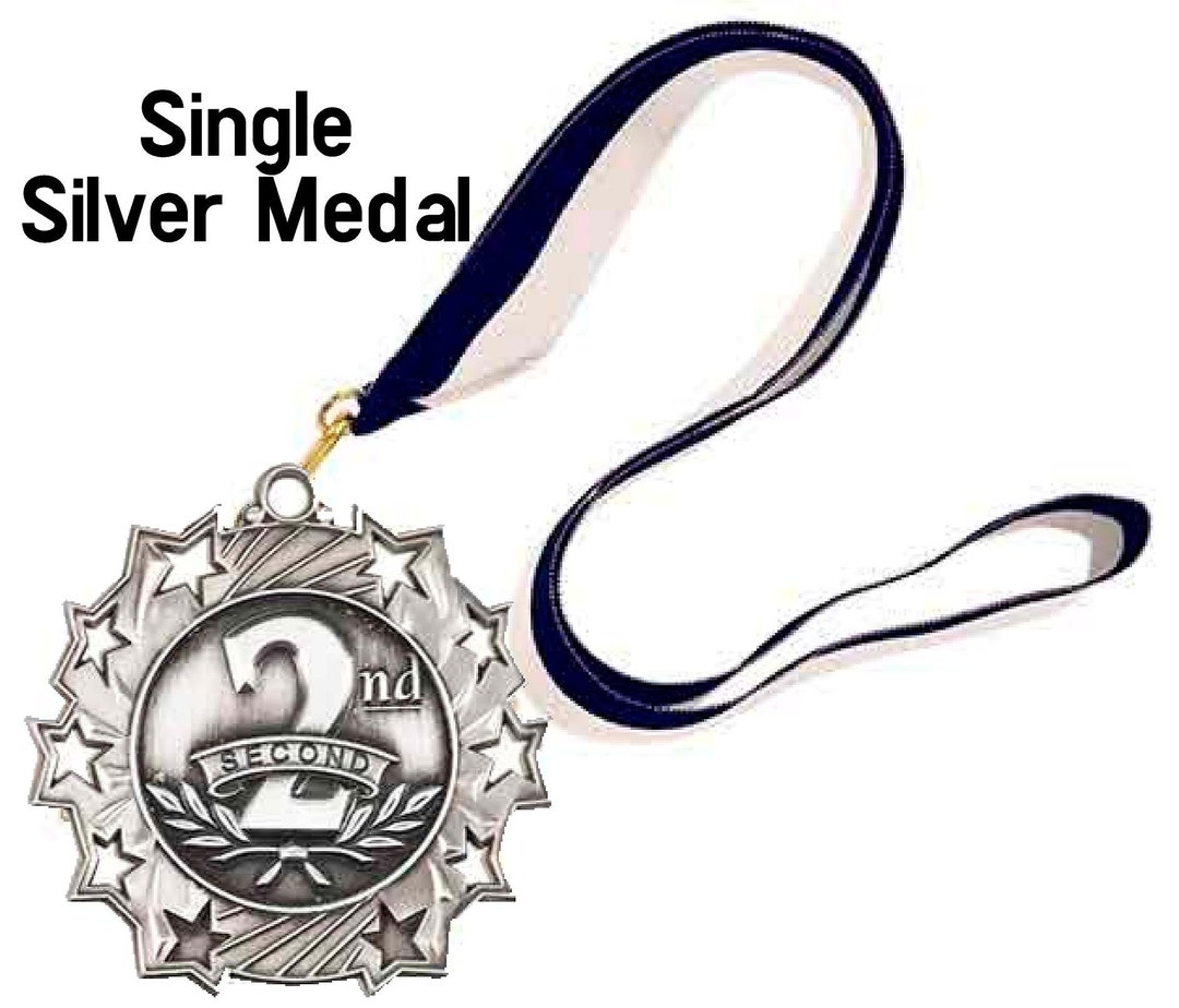 Silver Star Award Medal: Sports, School Event Prize - Etsy