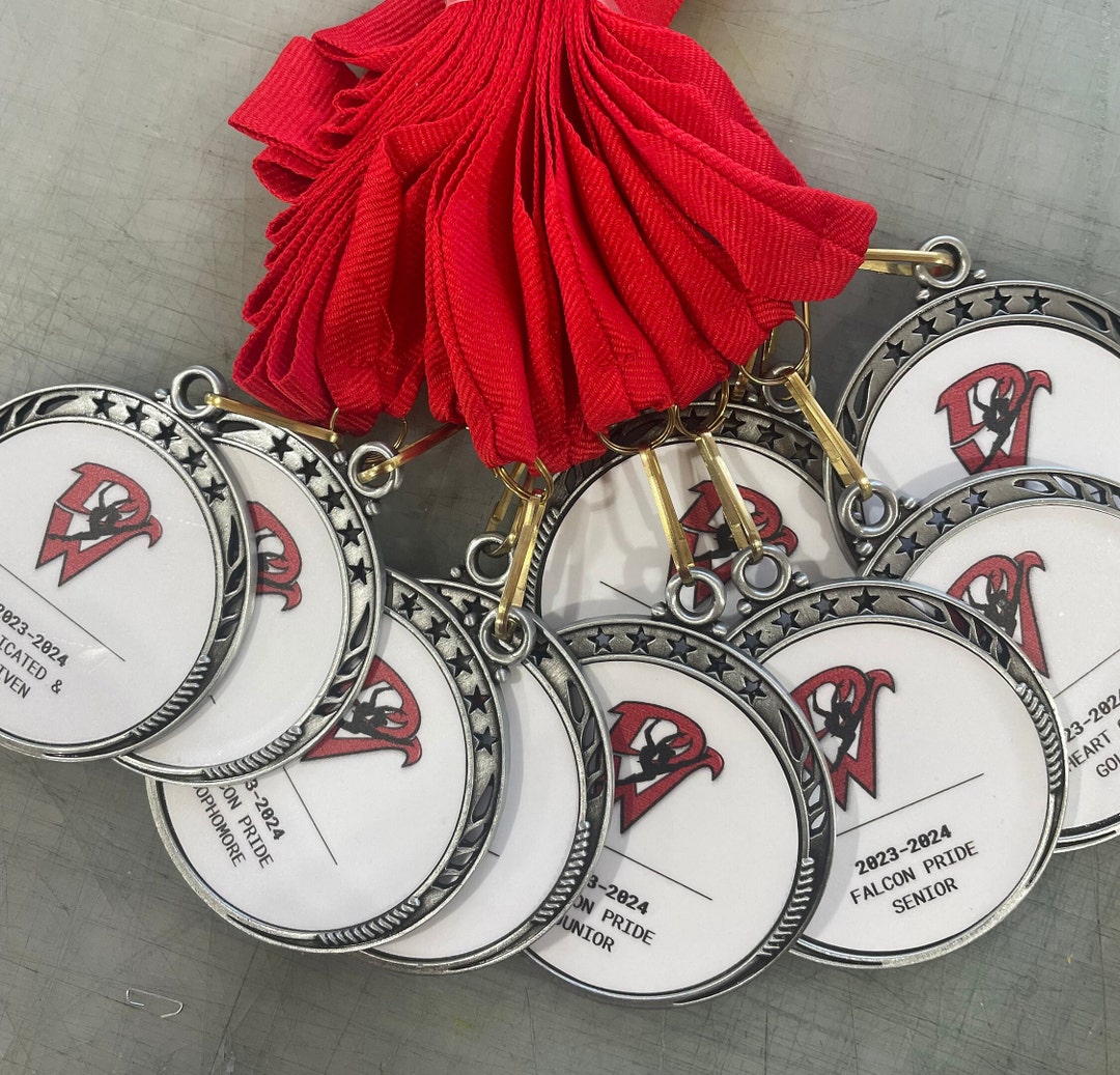 Custom Event Medals: Personalized Gold, Silver, Bronze Awards With ...