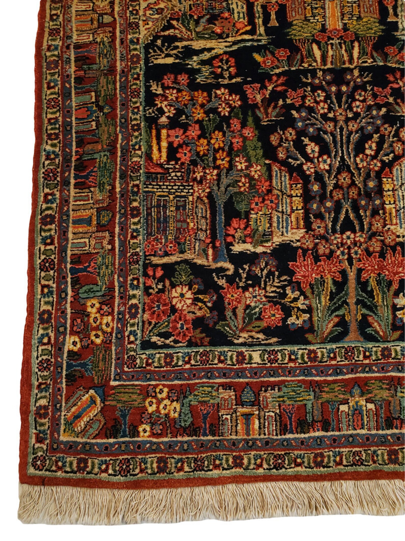 One of a Kind, Handmade Prayer Rug 3'8 X 4'10 - Etsy