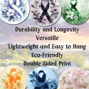 Cancer Awareness Ornament Christmas Ornaments Memorial Ornaments ...