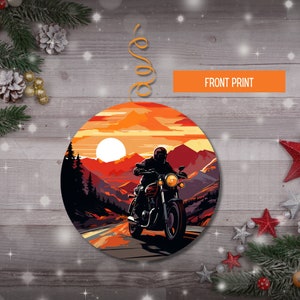 Motorcycle Ornaments, Tree Decorations, Handmade, Tree Ornaments, Biker ...