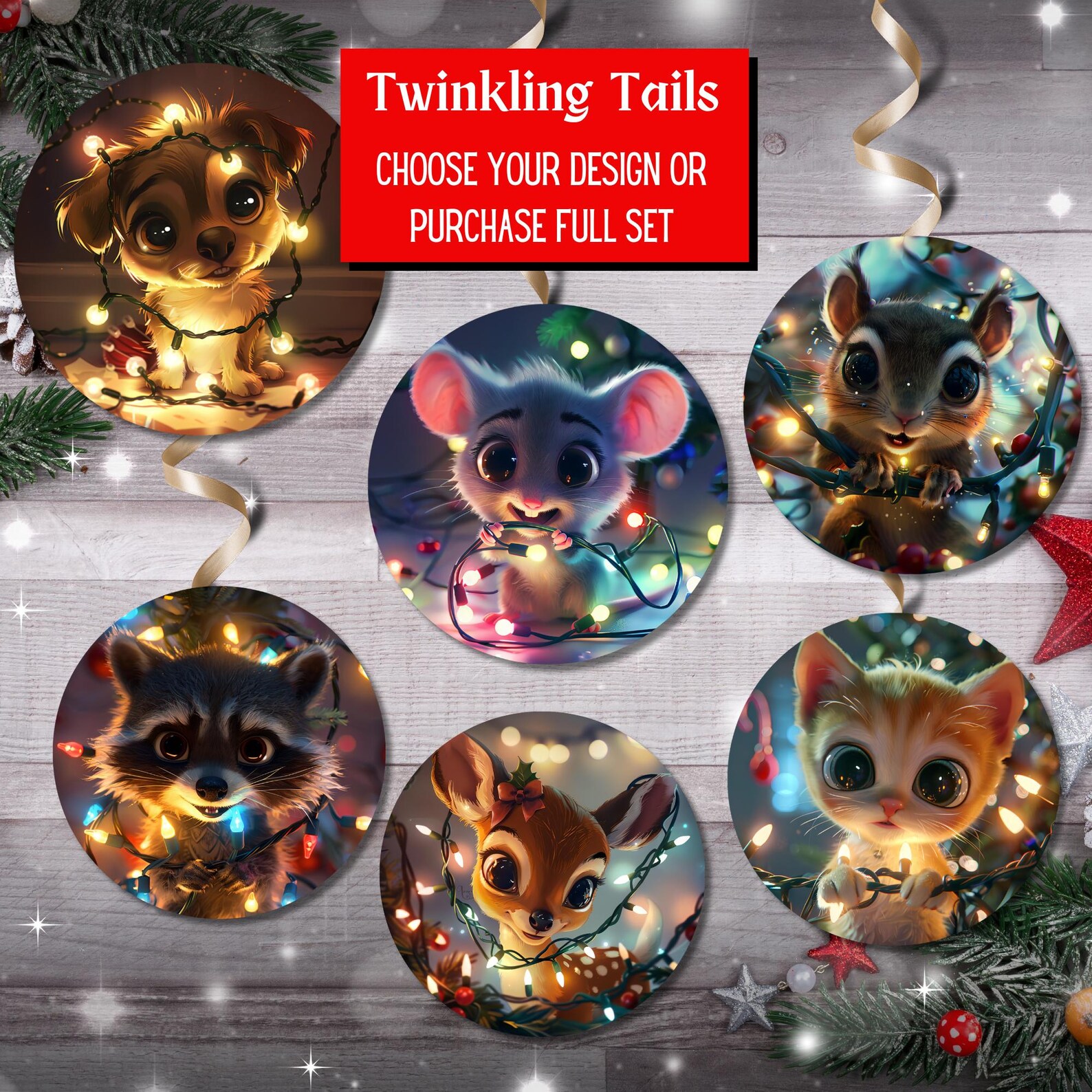 Baby Animals, Christmas Characters, Christmas Lights, Pixar-inspired ...