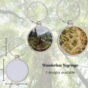 Travel Accessories Adventure Inspiration Explorer Keychains Metal ...