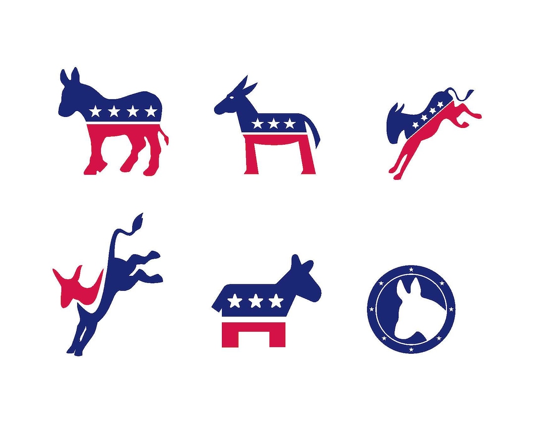 Democratic Donkey Pack - Vector, SVG - Etsy