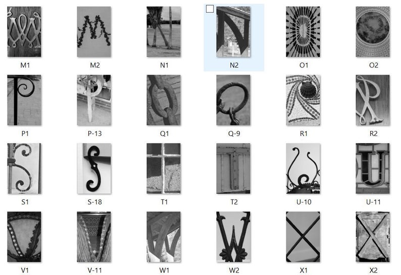 ALPHABET PHOTOGRAPHY DOWNLOAD - Etsy