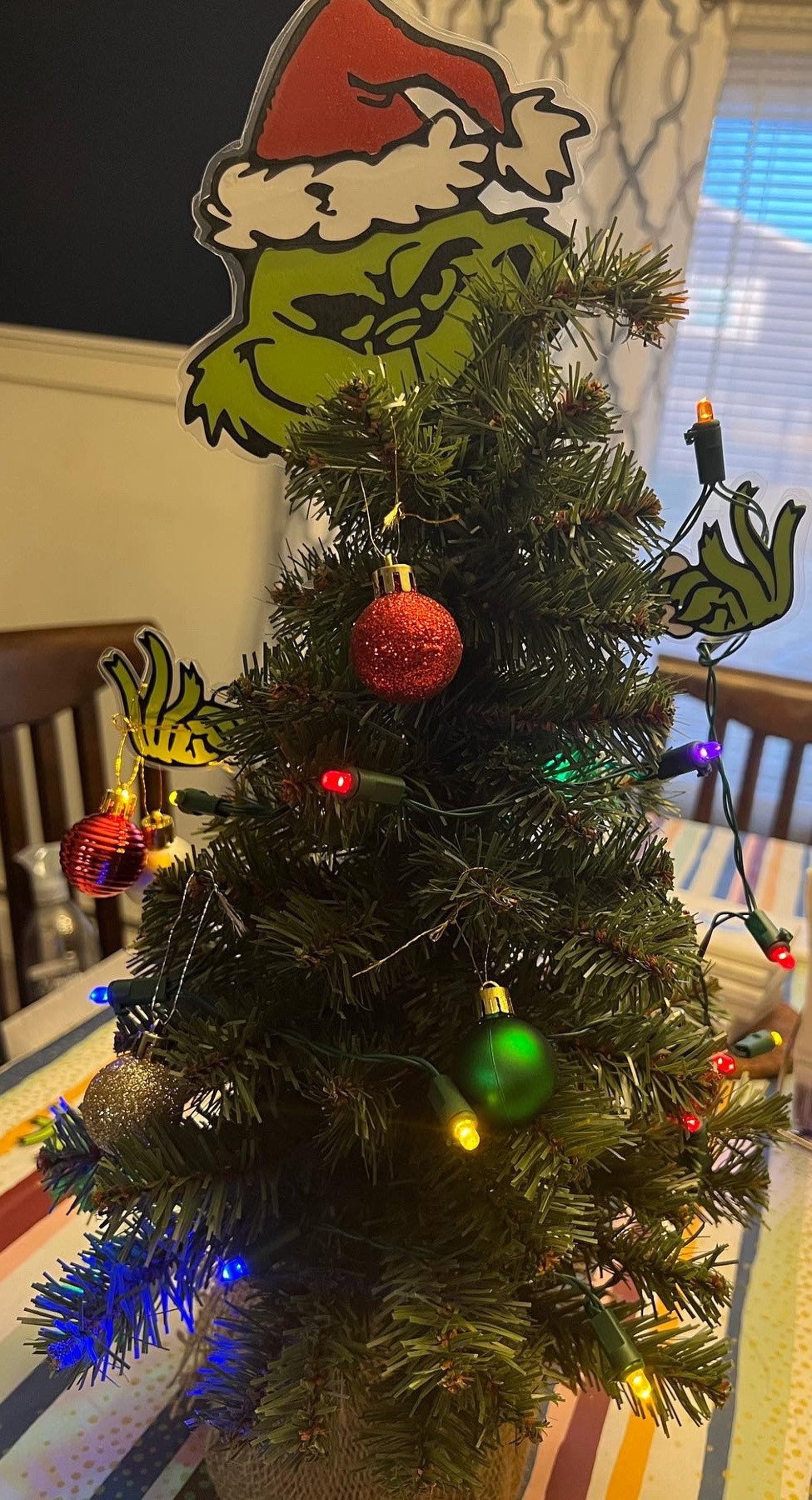 24 Artificial Grinch Stealing Christmas Tree - Etsy