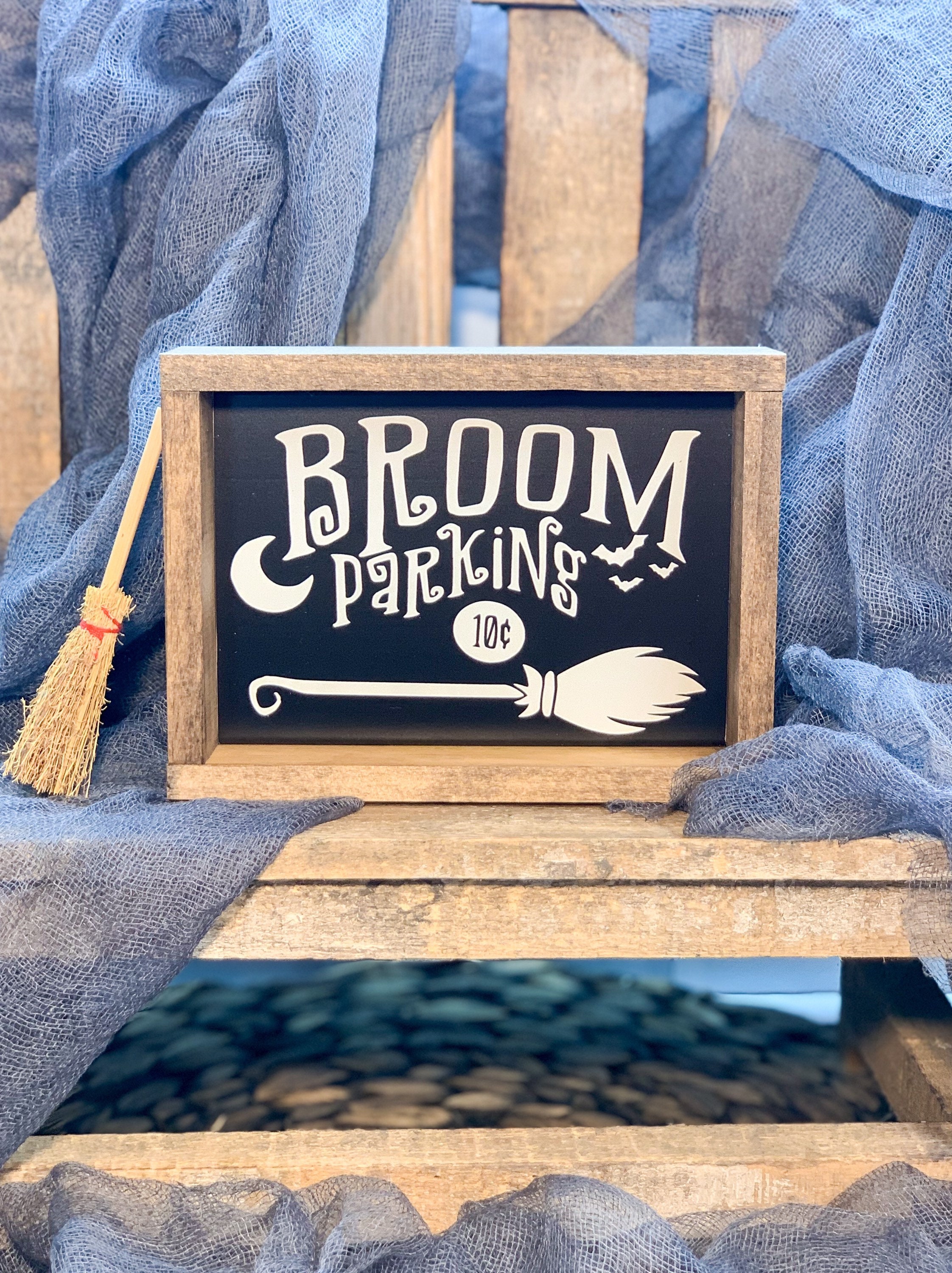 Broom Parking Sign | Etsy