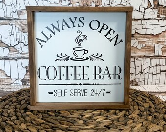 Bar Always Open Sign - Etsy