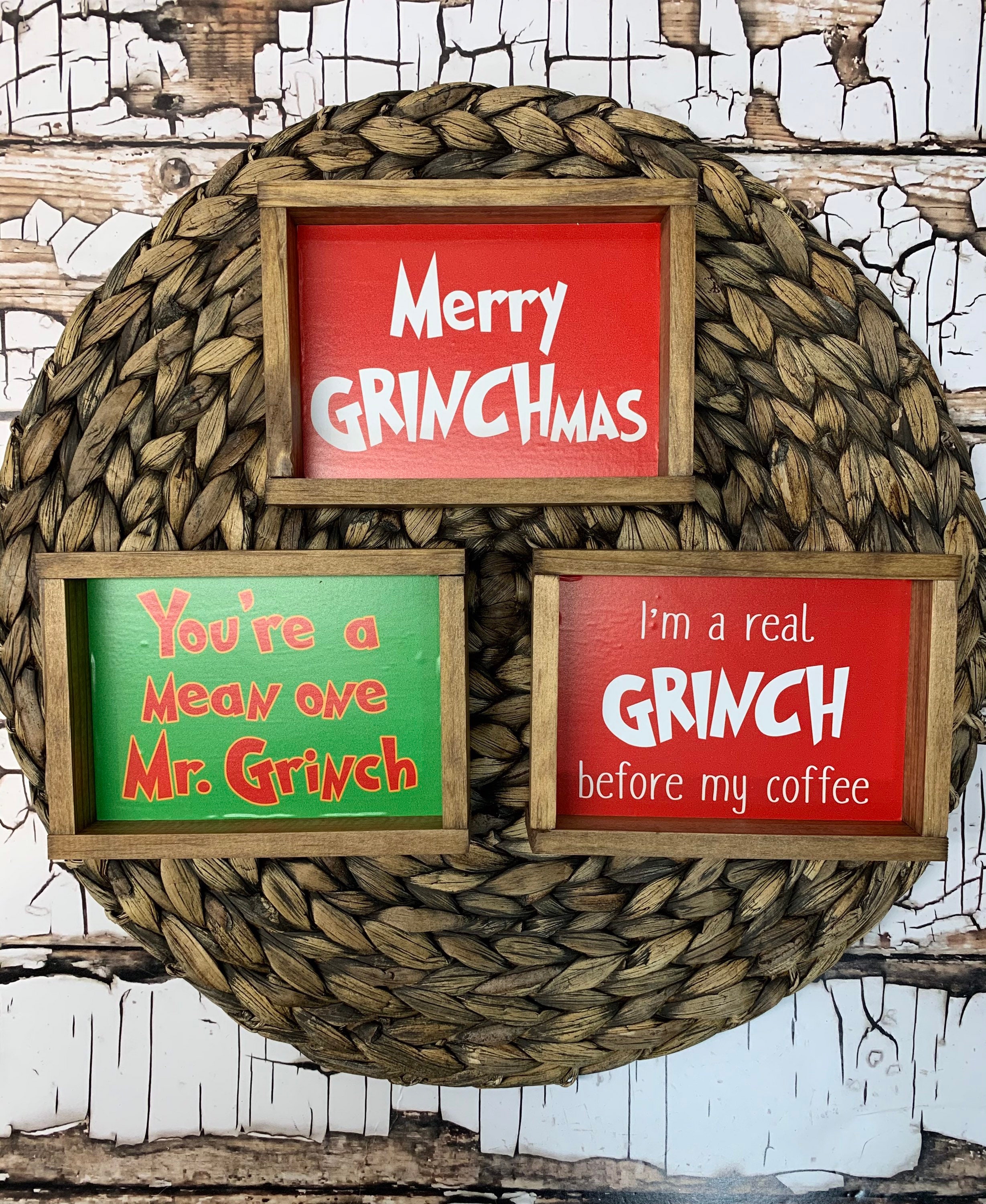 Grinch Christmas Signs | Etsy