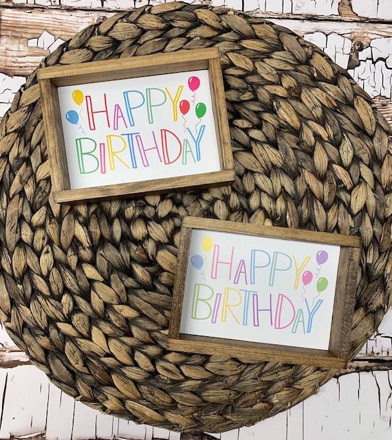 Happy Birthday Sign - Etsy