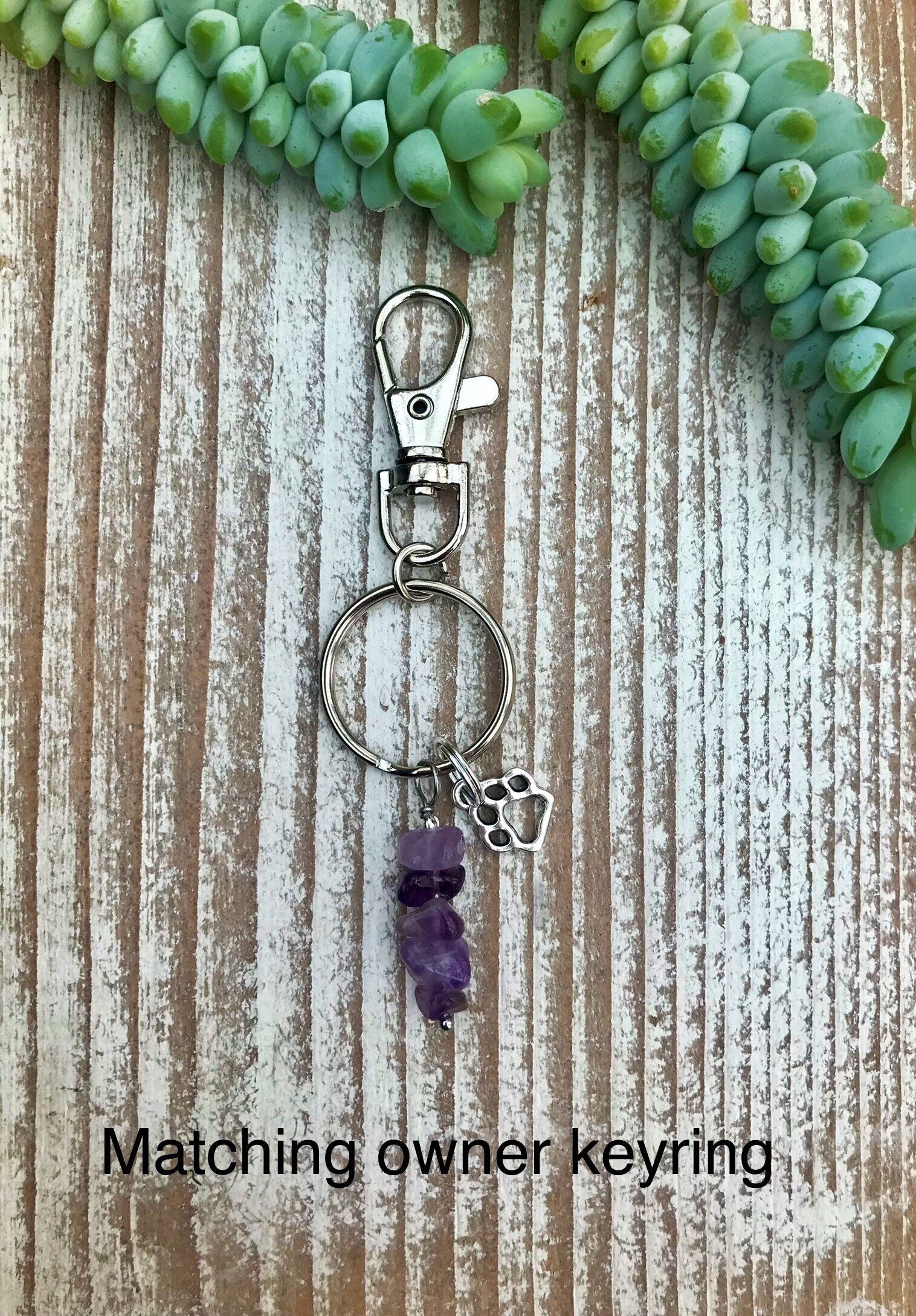 Amethyst Healing Crystal for Cats Dogs. Separation Anxiety - Etsy UK