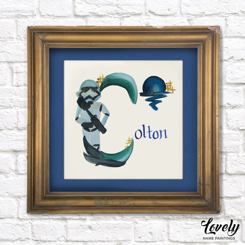 First Initial Name Sign Custom Initial Personalized Name - Etsy