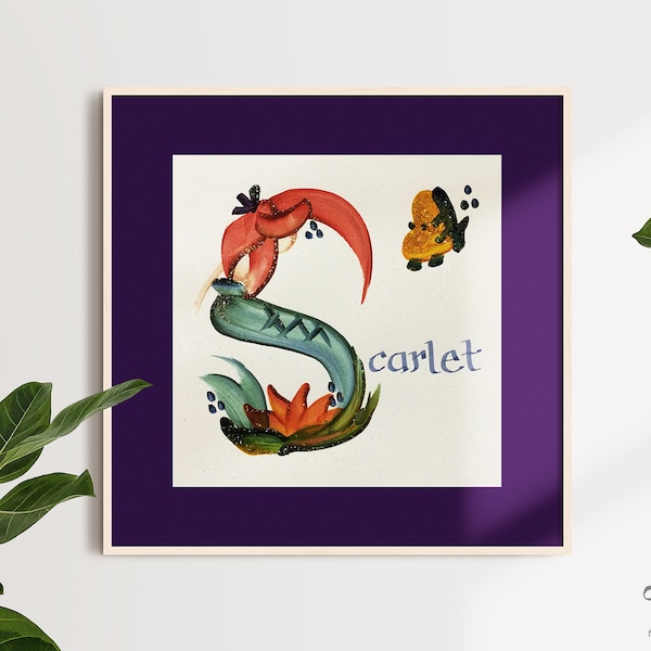 Custom Name Painting - Etsy