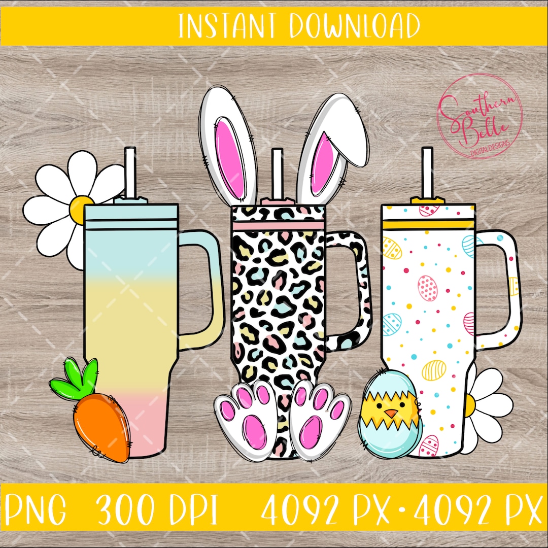 Easter Stanley PNG Leopard Easter Stanley Digital Download - Etsy