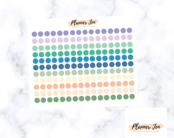 Mini Dot Stickers - Etsy