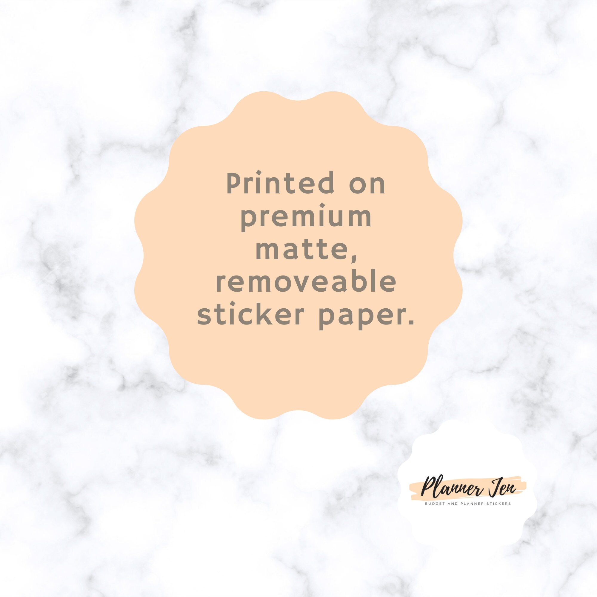 Custom Scripts Full Sheet Planner Stickers, Mini and Large Planner ...