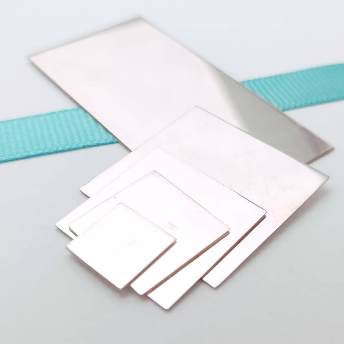 Sterling Silver Blanks 925 Sterling Silver Sheet Square - Etsy