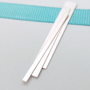 Sterling Silver Sticks ,925 Sterling Silver Bars Customized Size and ...