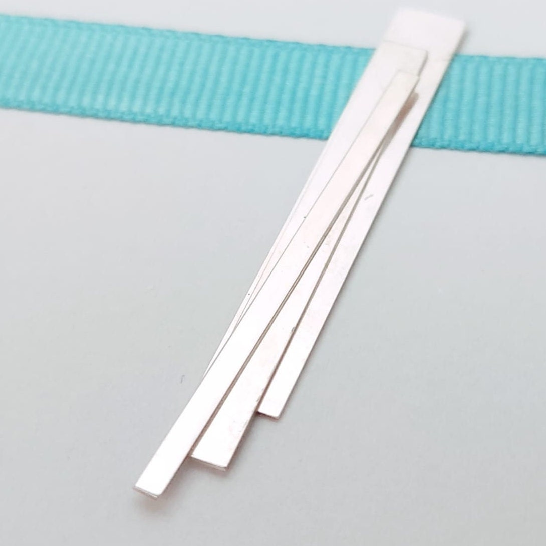 Sterling Silver Sticks ,925 Sterling Silver Bars Customized Size and ...