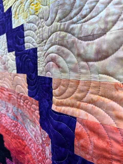 Handmade rainbow Brick Road Quilt - Etsy