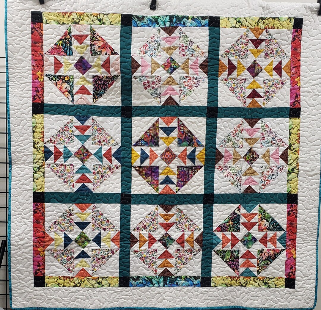 Handmade Jambalaya Pattern Cotton Quilt - Etsy
