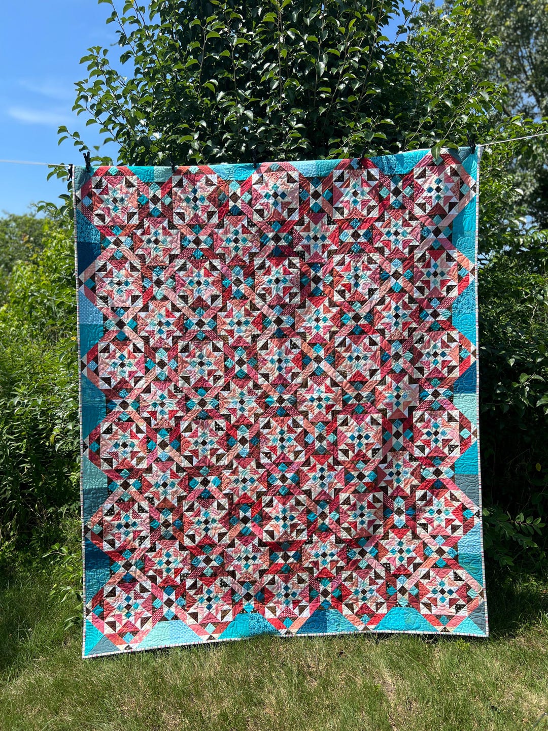 Handmade "on Ringo Lake" Mystery Quilt - Etsy