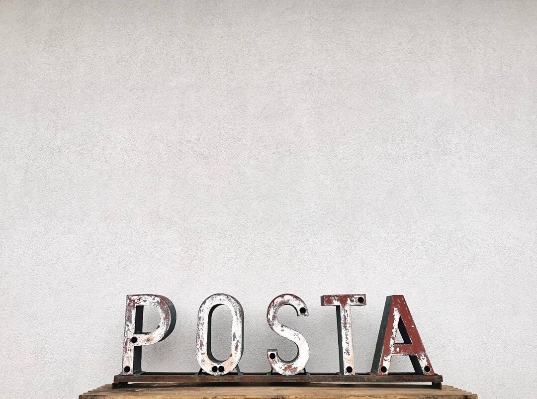Old Letter Sign From 1950s - Etsy