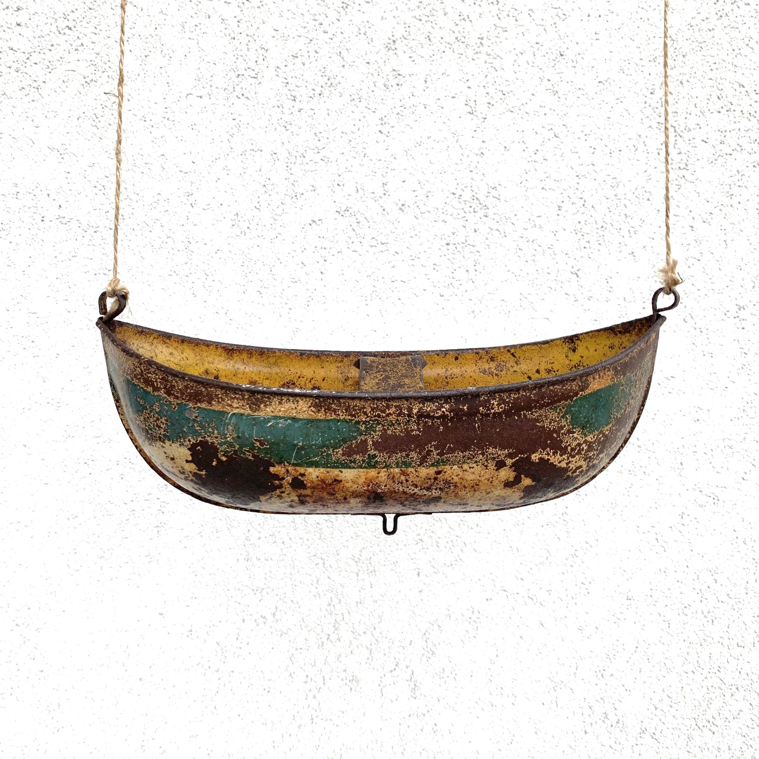 Vintage Small Decorative Boat - Etsy UK