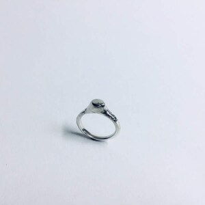 Handmade Sterling Silver Signet Ring - Etsy