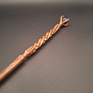 Forged Copper Crystal Wand - Etsy