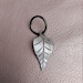 Hand Forged Leaf Keychain - Etsy