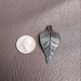 Hand Forged Leaf Keychain - Etsy