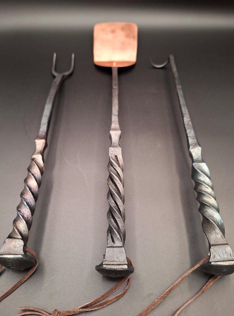 Railroad Spike Grill Fork - Etsy