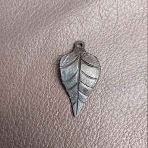 Hand Forged Leaf Keychain - Etsy