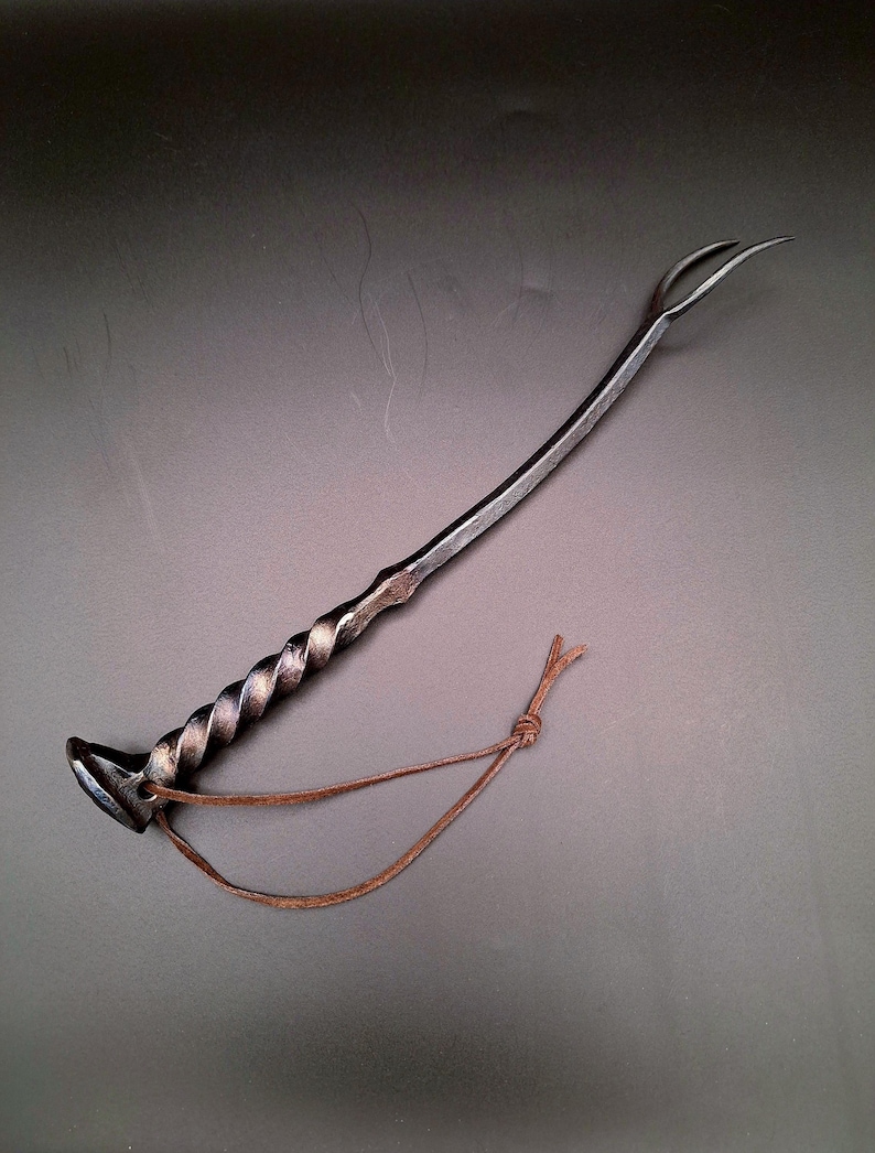 Railroad Spike Grill Fork - Etsy