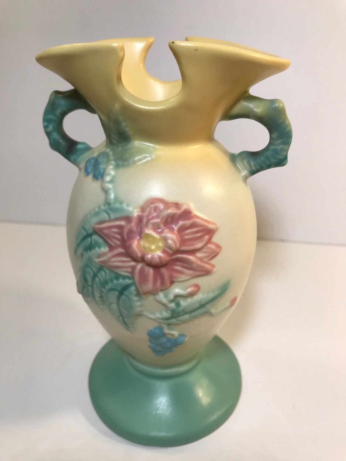 Vintage Hull Pottery Vase W4 6.5 Mid Century Modern - Etsy Vintage Hull Pottery Vase W4 6.5 Mid Century Modern - Etsy