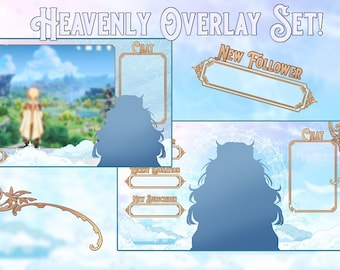 Stream Overlay Pastel Purple Twitch Youtube Streamer - Etsy