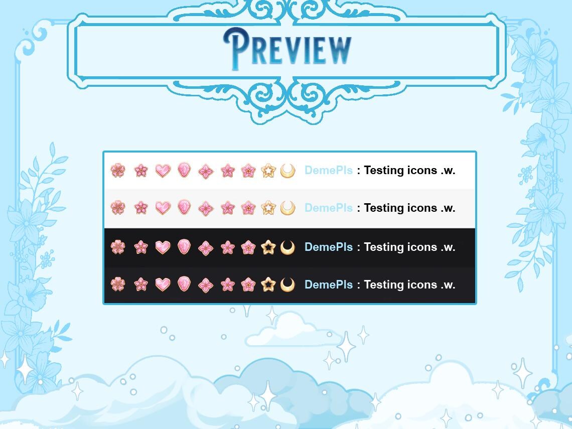Pink Magical Gems Badges: Twitch/discord Sub Badges (10 Pack) - Etsy
